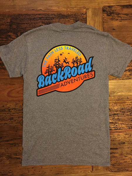The Path Less Traveled Sunrise Short Sleeve Tee – Back Roads Apparel